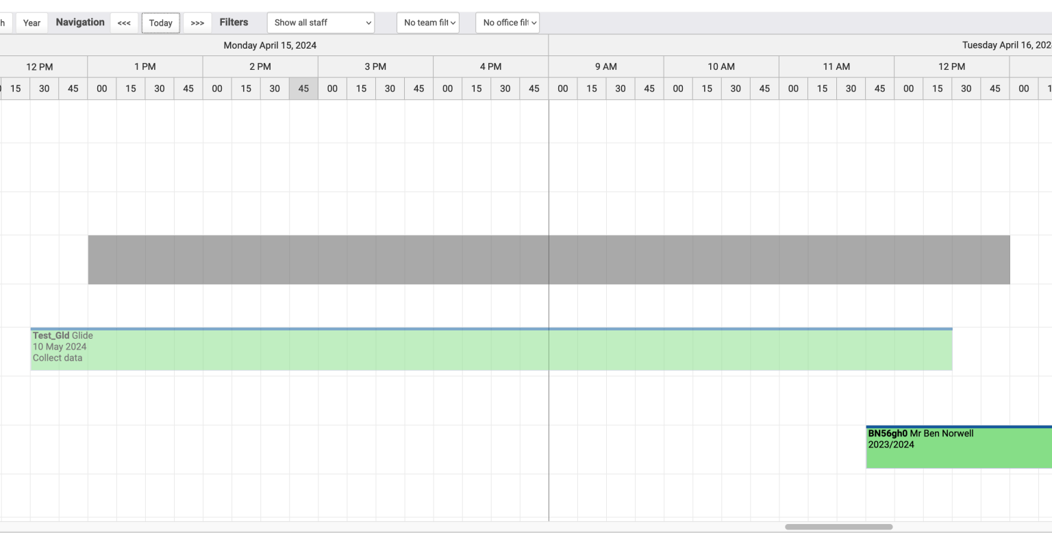 Staff Scheduler - Glide - Workflow and Practice Management for Accountants
